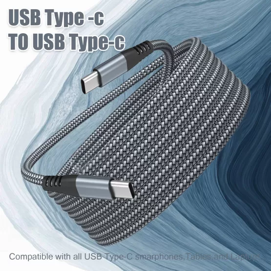 INF USB-C-latauskaapeli 60 W pikalataus, yhteensopiva iPhone 15/Plus/Pro