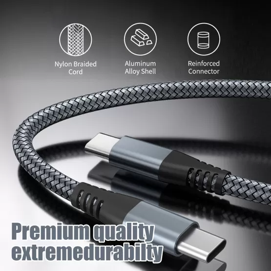 INF USB-C-latauskaapeli 60 W pikalataus, yhteensopiva iPhone 15/Plus ...