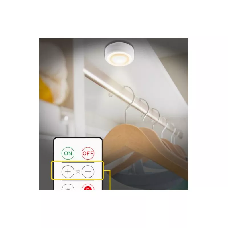 INF LED-kohdevalot - 6 valon ja 2 kaukosäätimen sarja