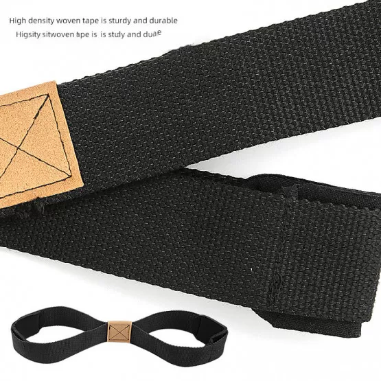 Painonnostohihnoja rannetuella - Kuntosalin kahvat voimanostoon